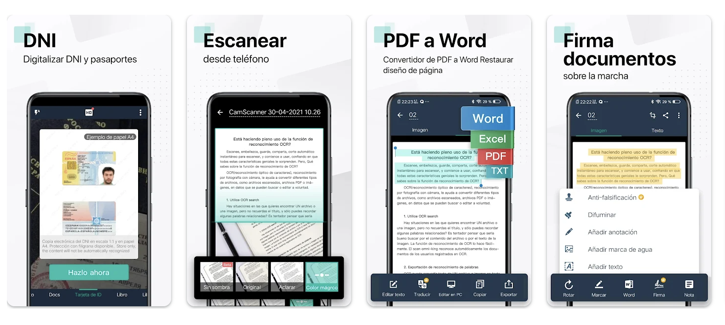 CamScanner, la herramienta para digitalizar documentos
